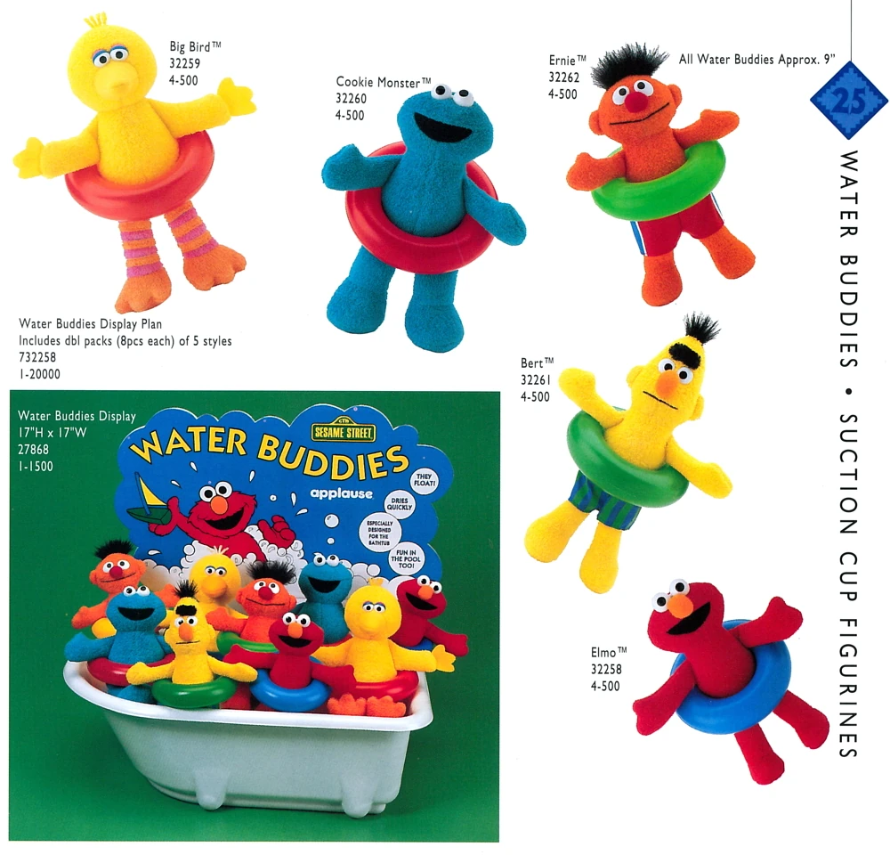 Sesame Street bath toys (Applause) | Muppet Wiki | FANDOM powered by Wikia