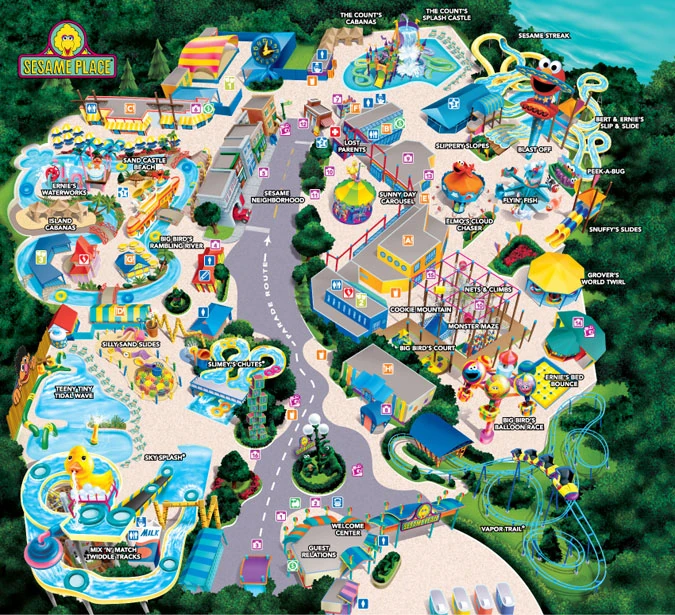 Image - Sesameplace-map.jpg | Muppet Wiki | FANDOM powered by Wikia
