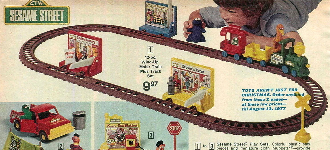 Sesame Street Wind-Up Motor Train Set | Muppet Wiki | Fandom