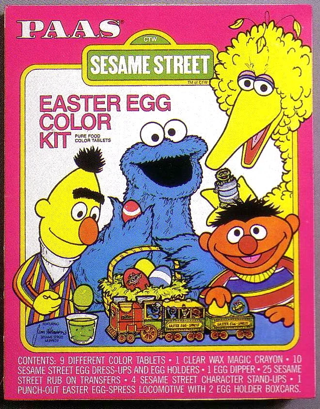 Sesame Street Easter egg kits (PAAS) | Muppet Wiki | Fandom