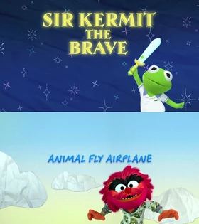 Episode 101: Sir Kermit the Brave / Animal Fly Airplane | Muppet Wiki ...