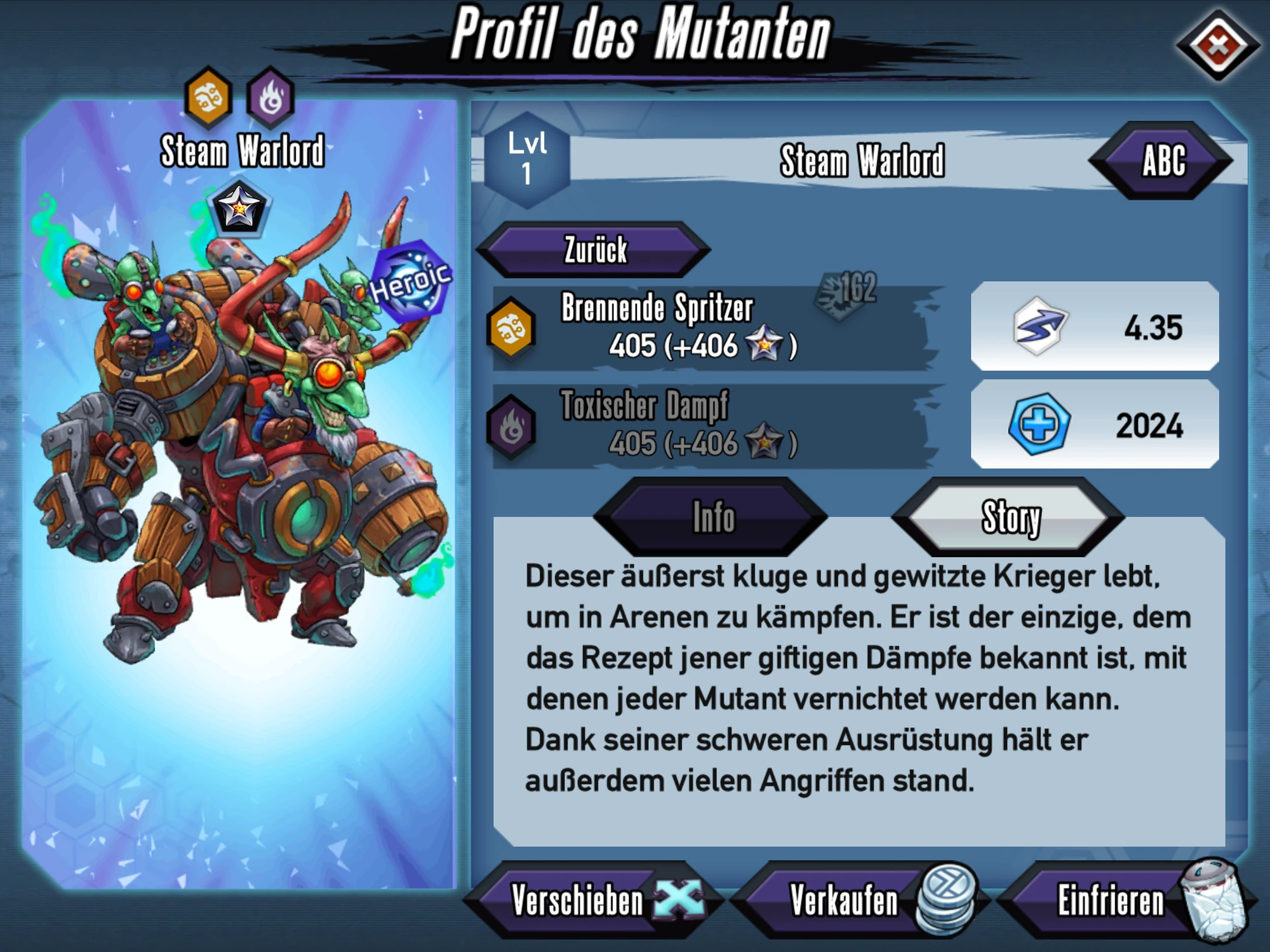 Steam Warlord | Mutants Genetic Gladiators Wiki | Fandom