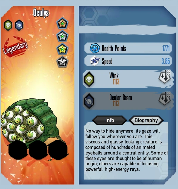 Oculys | Mutants Genetic Gladiators Wiki | Fandom