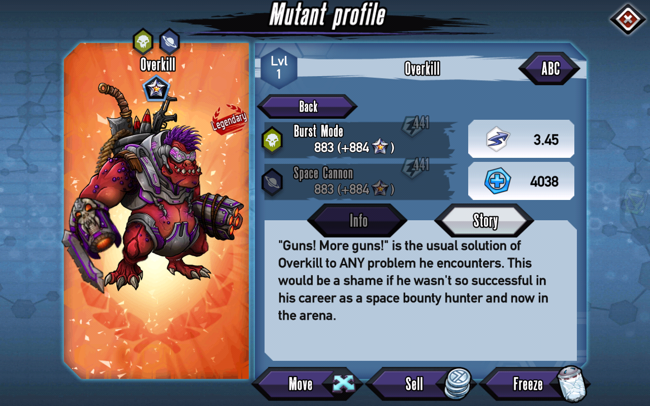 Overkill | Mutants Genetic Gladiators Wiki | Fandom Overkill | Mutants Genetic Gladiators Wiki | Fandom
