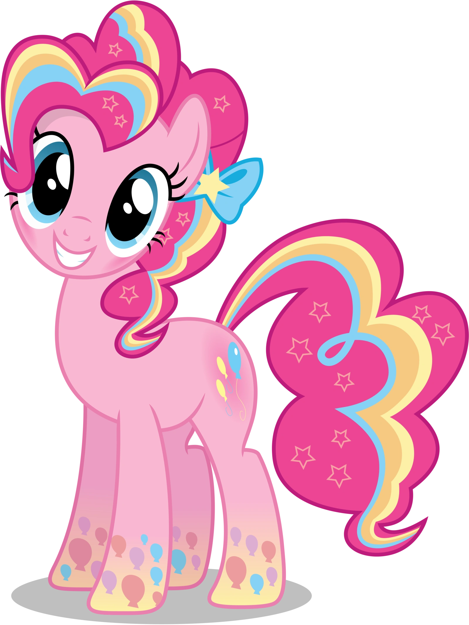 Imagen - Pinkie pie rainbowfied from group shot by caliazian-d7zpb4r ...