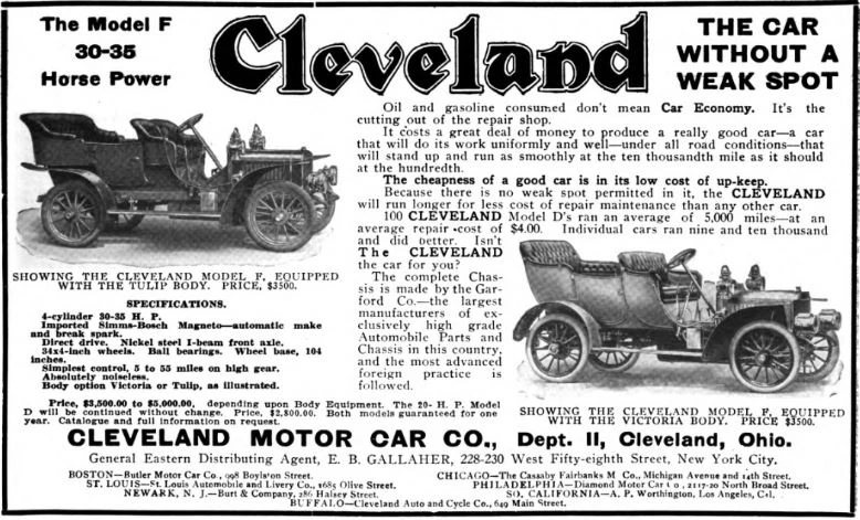 Cleveland Motor Car Company | MyCompanies Wiki | Fandom
