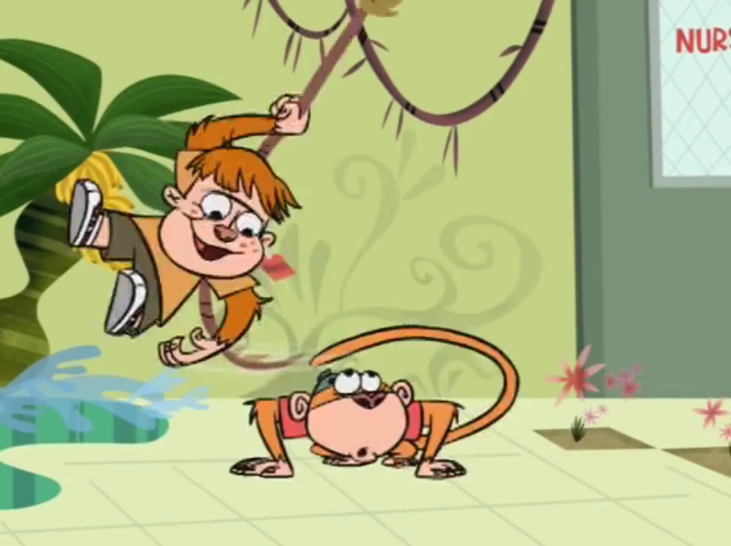 Image - Adam Starts Going Monkey.png | My Gym Partner's a Monkey Wiki ...