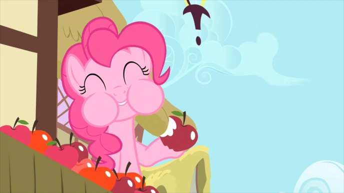Image - 688px-GIYC191 Pinkie Pie eating an apple.png | MyLittleBrony ...