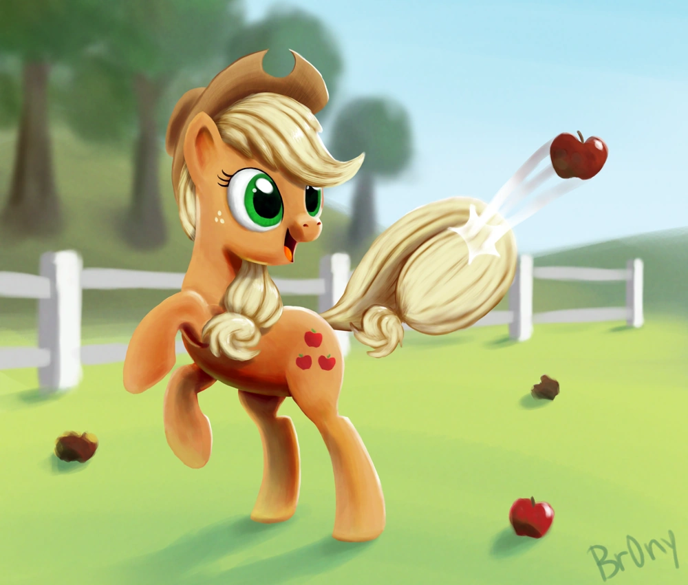 Image - Applejack by br0ny-d4fk100.png | MyLittleBrony Wiki | FANDOM ...