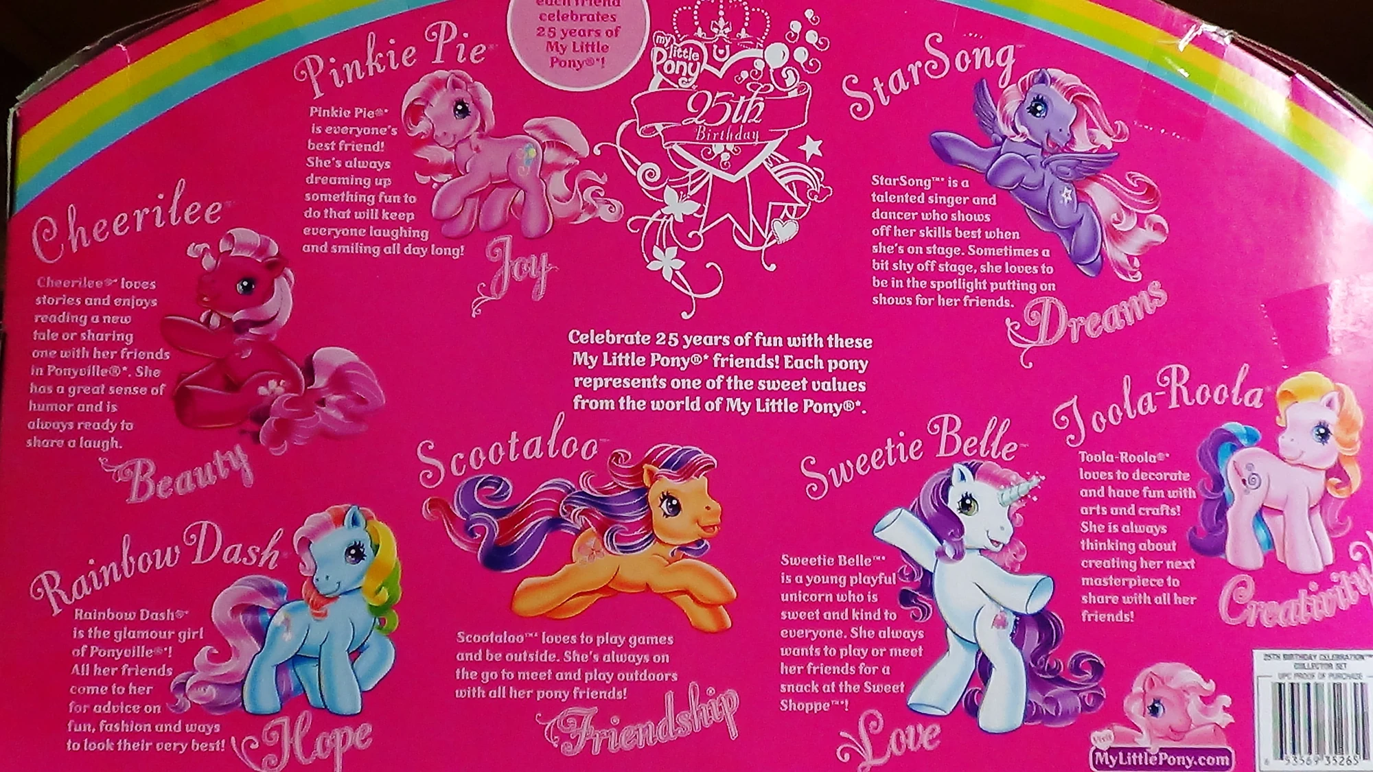 25th Birthday Celebration Collector Set | My Little Pony G3 Wiki | Fandom