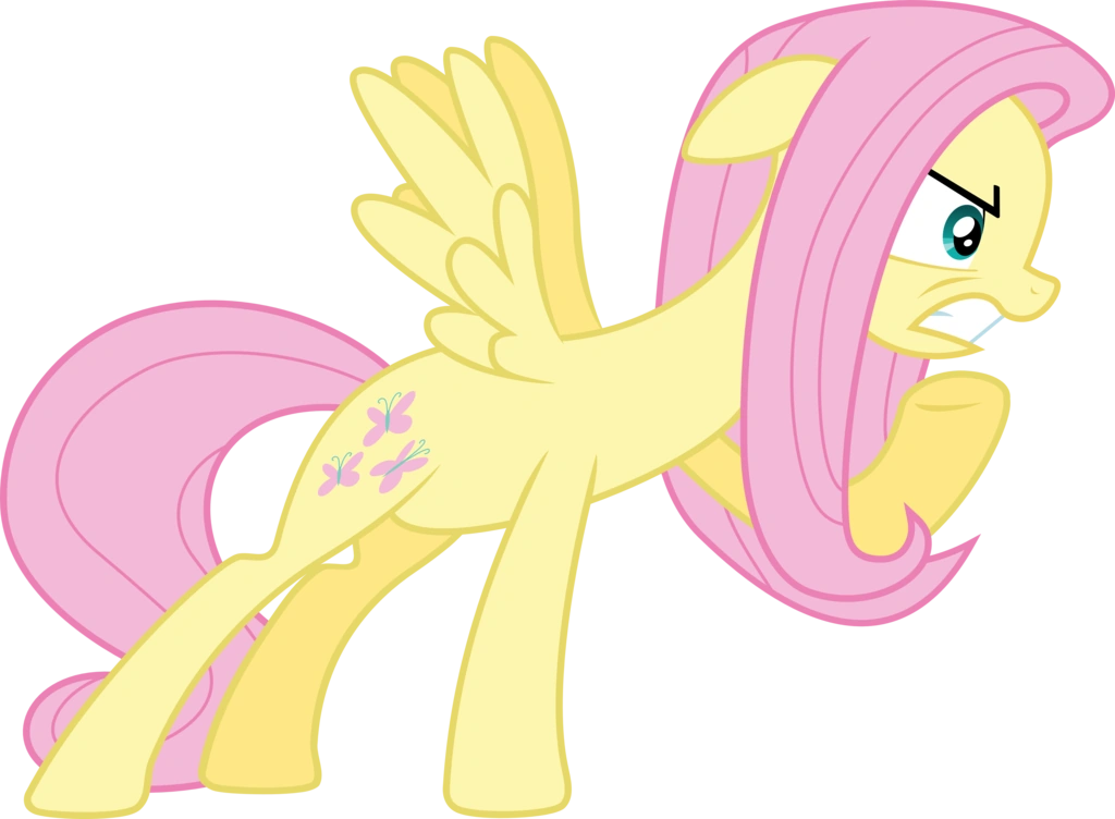 Immagine - Angry Fluttershy by baumkuchenpony-d5mv9cl.png | My Little ...