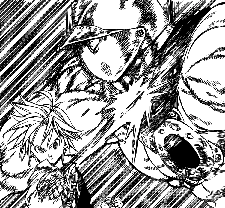 Image - Meliodas finishing hit on Griamore.png | Nanatsu no Taizai Wiki ...