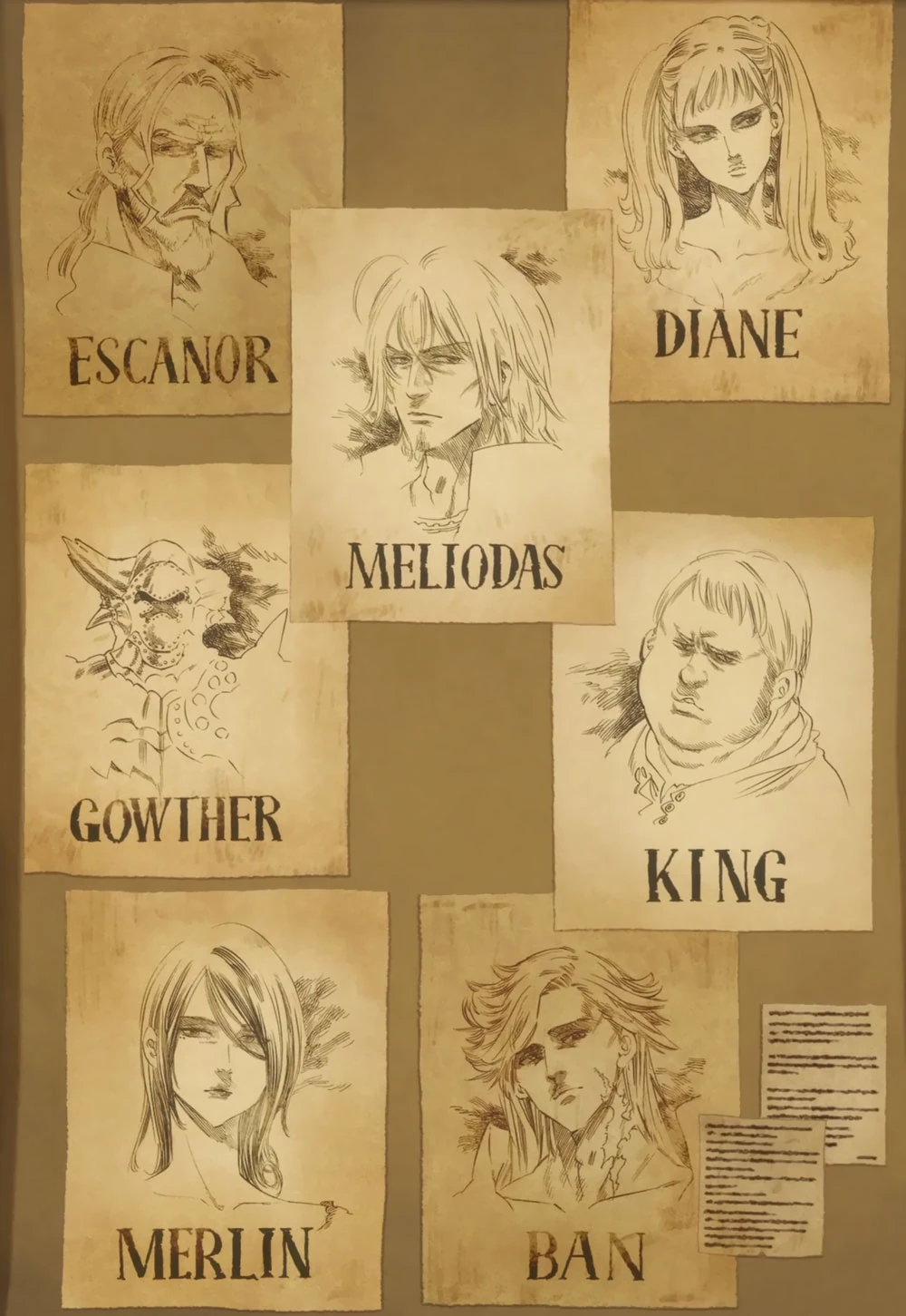 Image - The seven deadly sins wanted poster.jpg | Nanatsu no Taizai ...