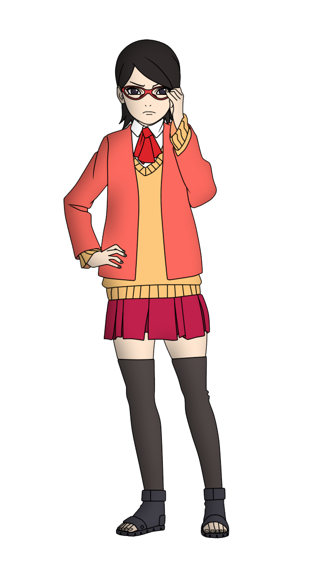 Imagem Sarada Infância Renderpng Wiki Naruto Fandom Powered