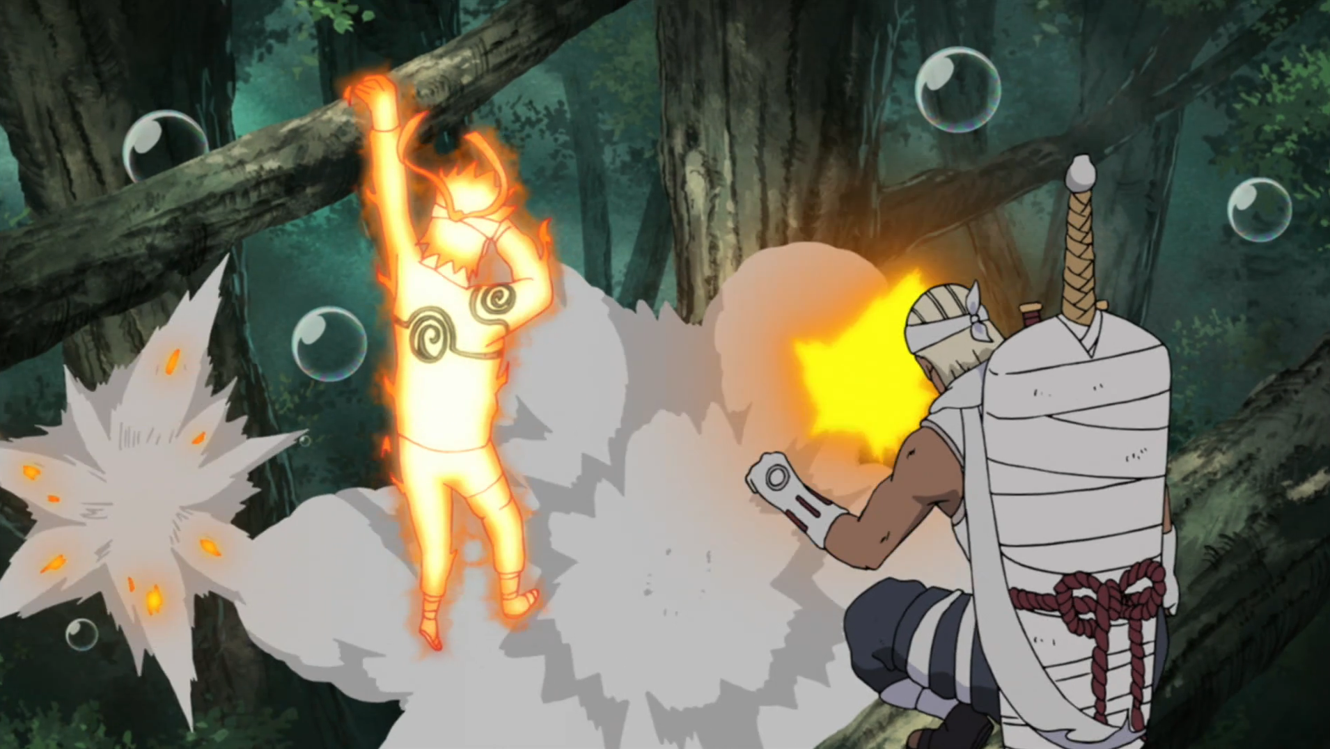 Water Release Bubbles Technique Narutopedia Fandom Powered By Wikia