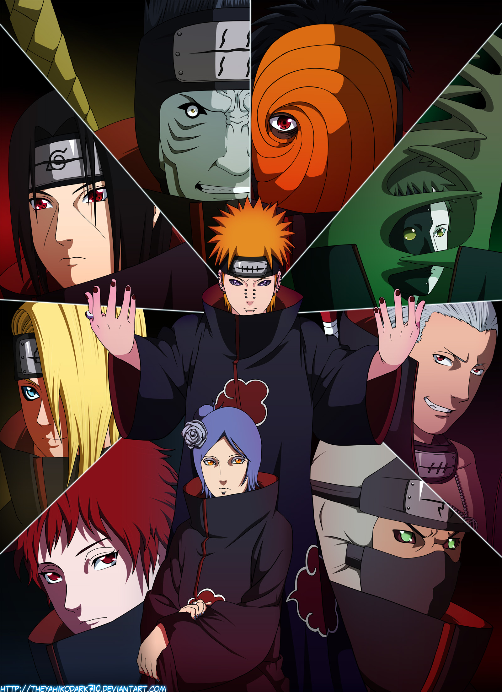 Image - 2888547-akatsuki tributo by theyahikodark710.jpg | Narutopedia ... Image - 2888547-akatsuki tributo by theyahikodark710.jpg | Narutopedia ...