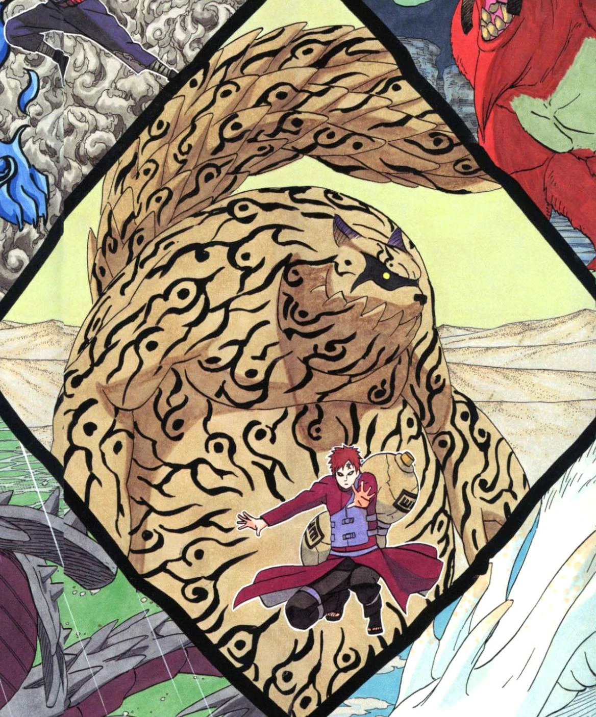 Image - Manga version of Shukaku.JPG | Naruto Profile Wiki | FANDOM ...