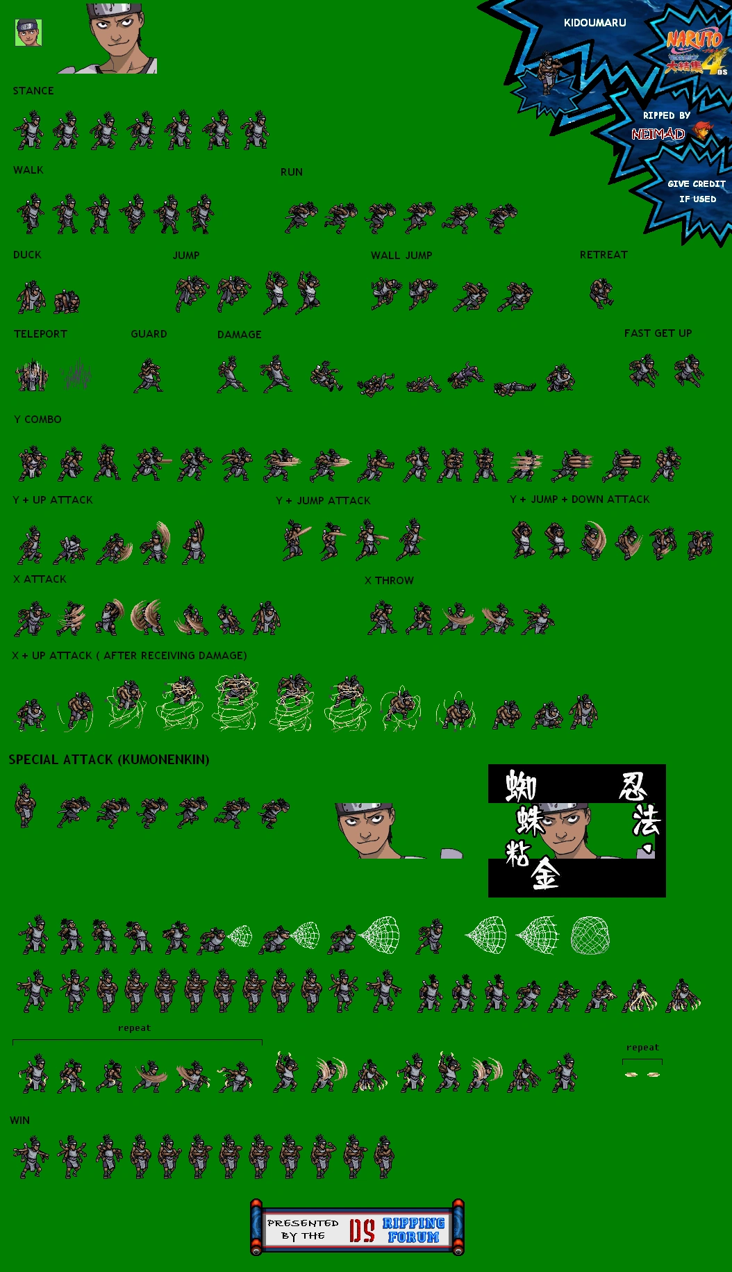 Naruto Sprite Sheet - Read Anime Online