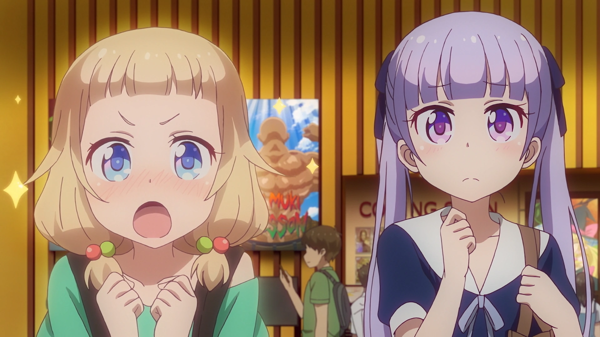 Image - Nene and Aoba at cinema.png | New Game! Wiki | FANDOM powered ...