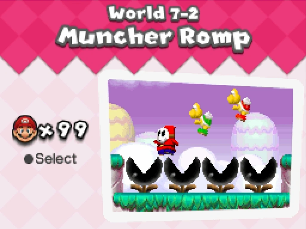 Muncher Romp | Newer Super Mario Bros. Wiki | Fandom