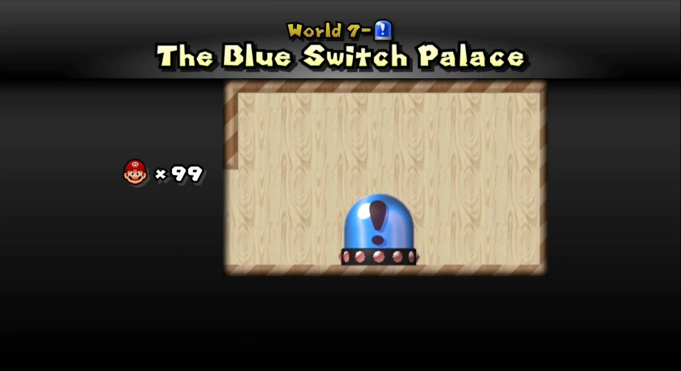 The Blue Switch Palace | Newer Super Mario Bros. Wiki | Fandom
