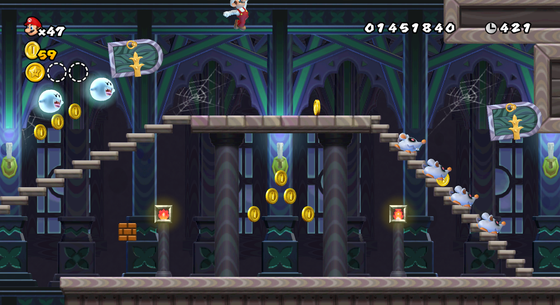 World 3 Ghost House Another Super Mario Bros Wii Newer Super Mario