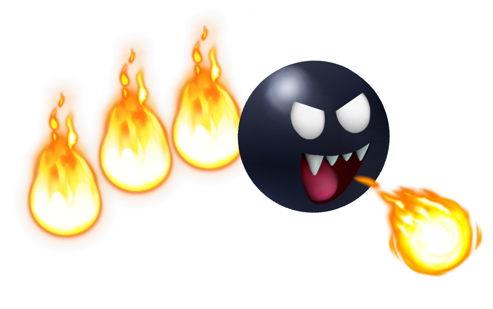 Flame Chomp | Newer Super Mario Bros. Wiki | FANDOM powered by Wikia