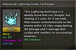Advanced Lightning Cutter Technique | Nin Online Wiki | Fandom