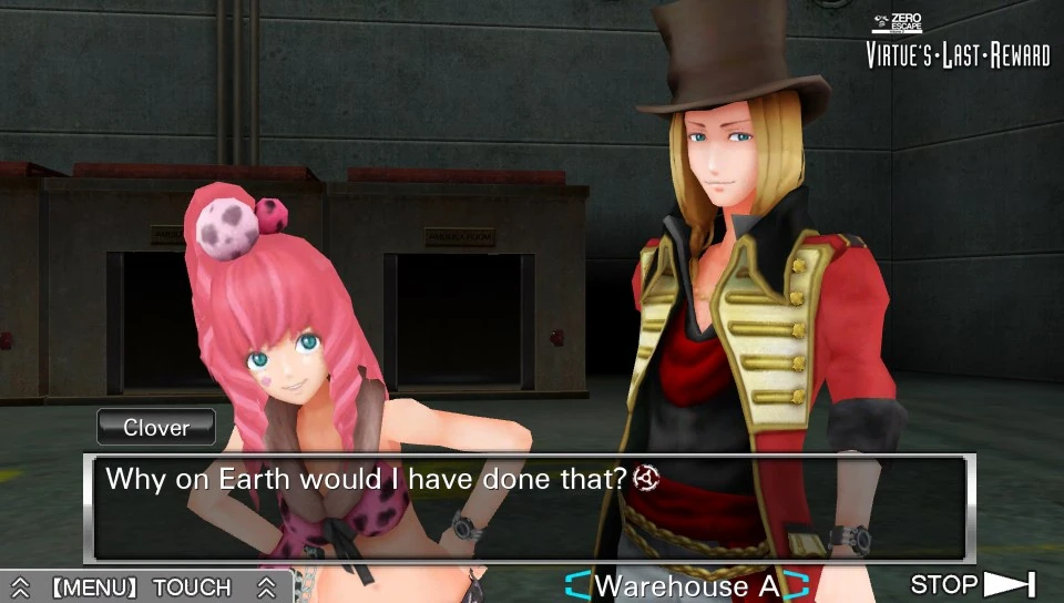 Image - Dio with Clover.jpg | Zero Escape Wiki | FANDOM powered by Wikia