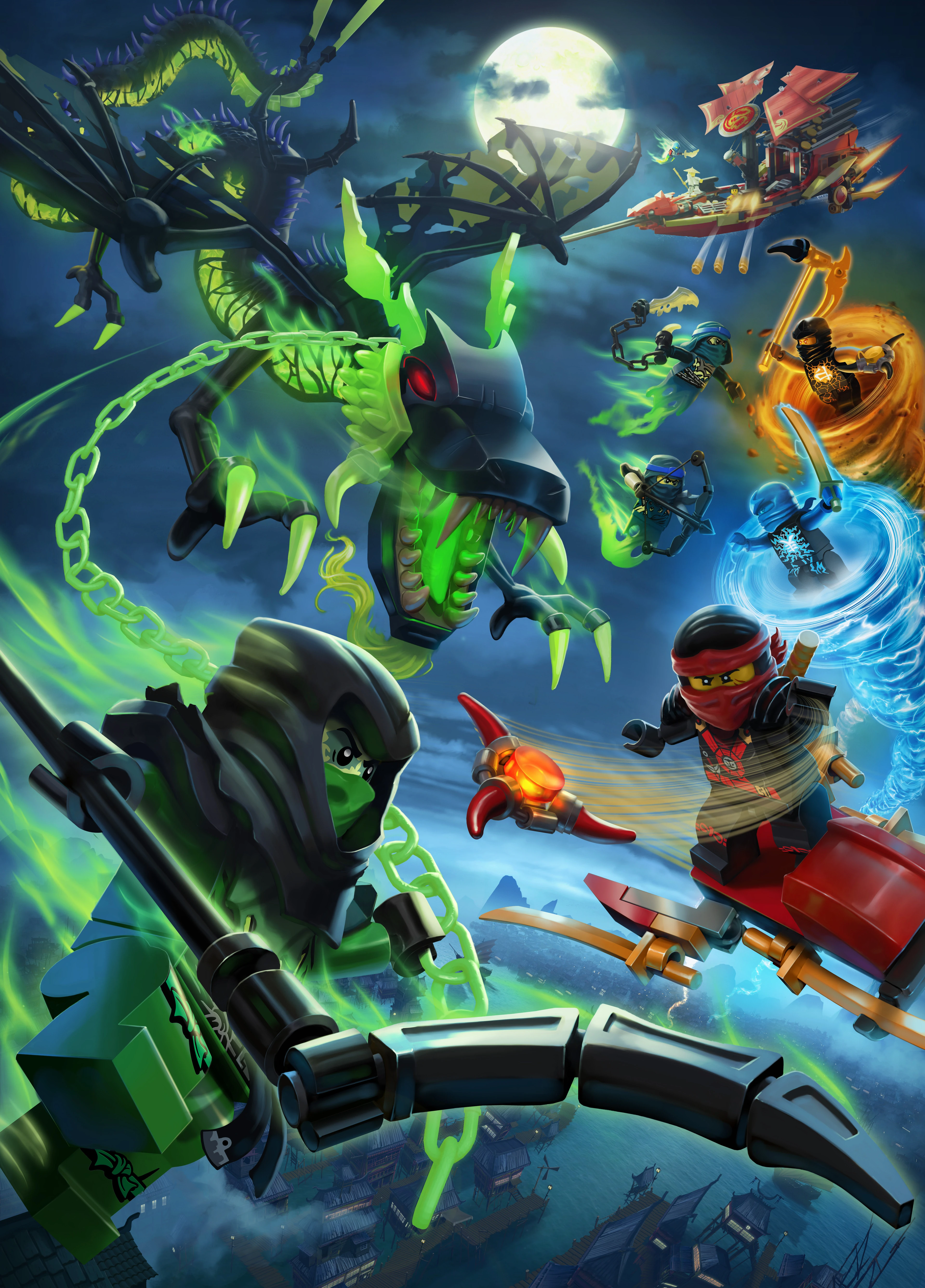 Image - Ninjago Season 5 Promotional Poster.jpg | Ninjago Wiki | FANDOM ...