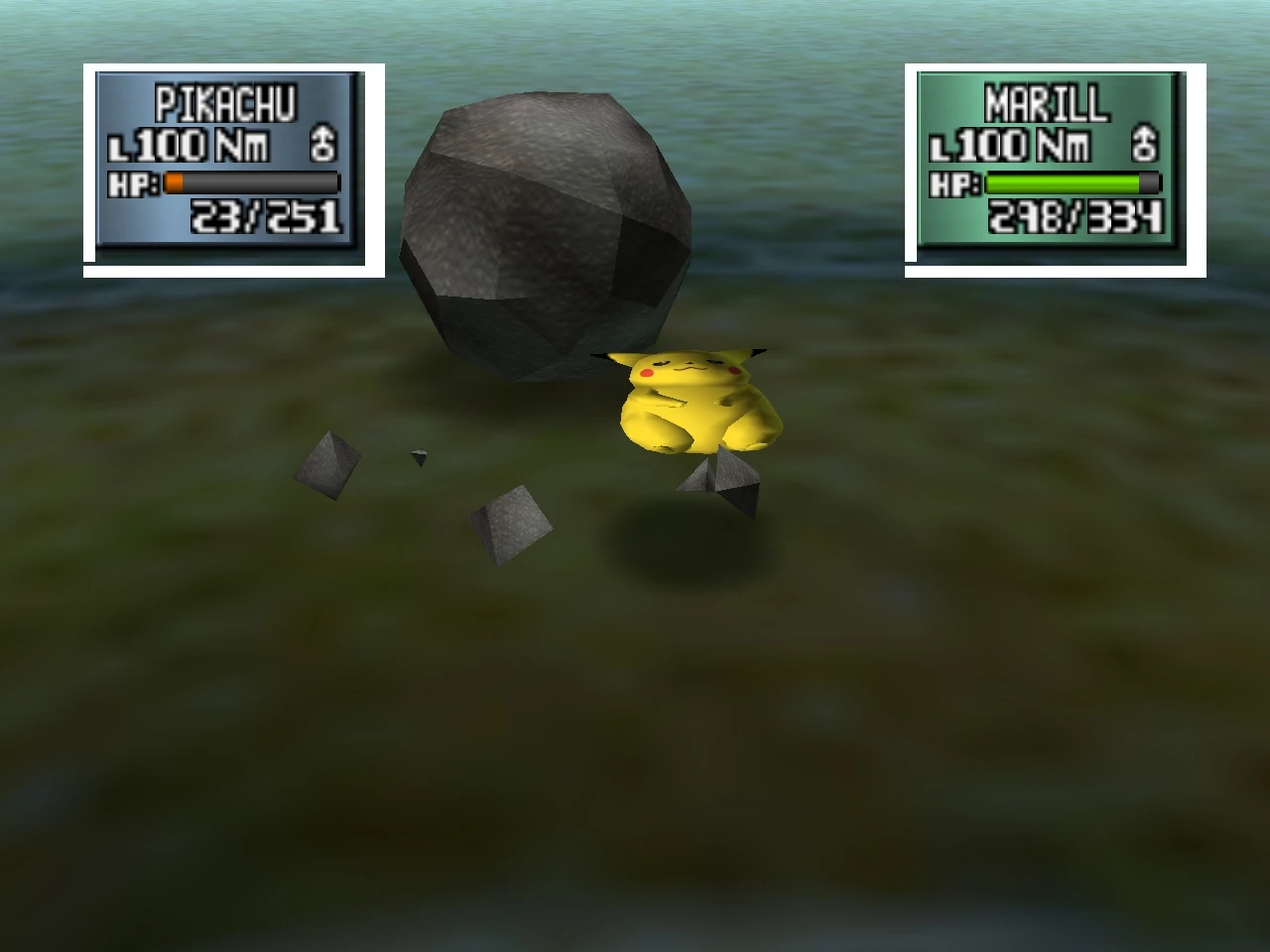 Image - Pokemon Stadium 2 Pikachu flattened 1.jpg | Non-Human Video ...