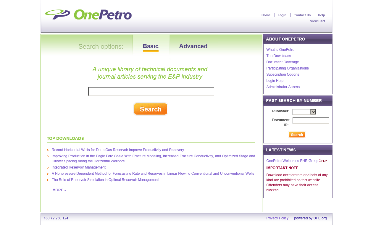 OnePetro | NTU OPEN SOURCE 2.0 Wiki | Fandom