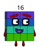 Sixteen (character) | Numberblocks Wiki | Fandom