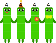 Four (character) | Numberblocks Wiki | FANDOM powered by Wikia