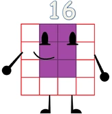 Sixteen (character) | Numberblocks Wiki | Fandom