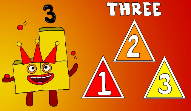 Image - Numberblock 3 (3 Triangles).png | Numberblocks Wiki | FANDOM ...