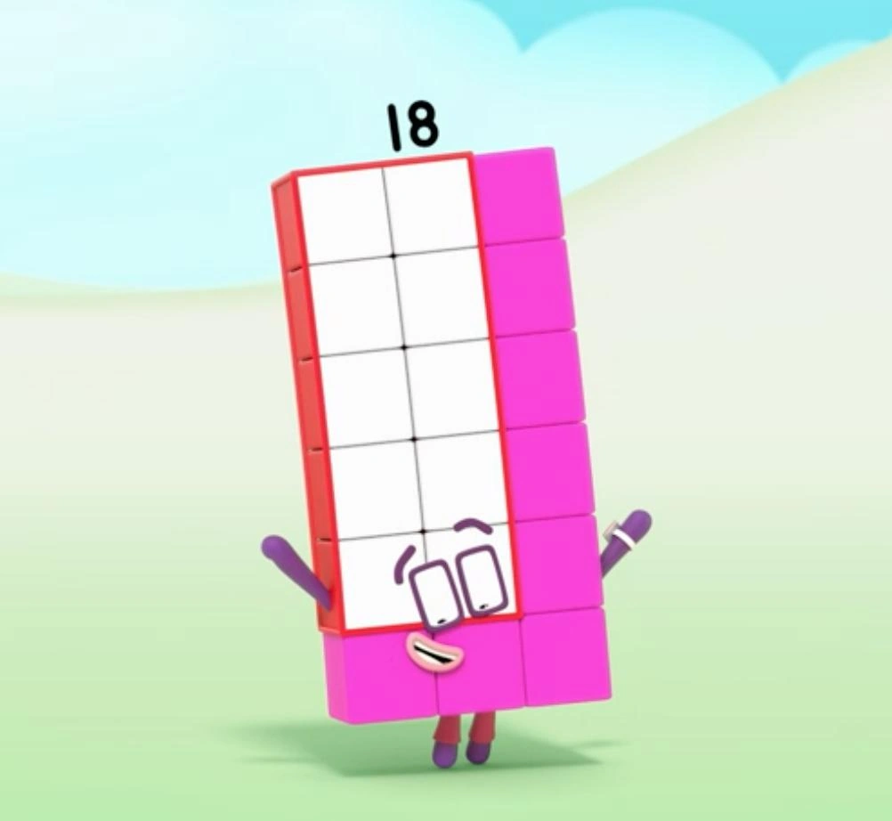 Eighteen Numberblocks Wiki Fandom Eighteen Numberblocks Wiki Fandom