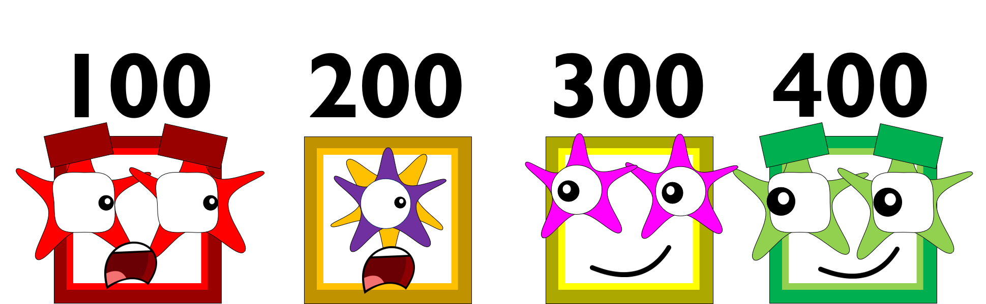 Image 100 And 200 Meet 300 And 400 png Numberblocks Wiki FANDOM Image 100 And 200 Meet 300 And 400 png Numberblocks Wiki FANDOM