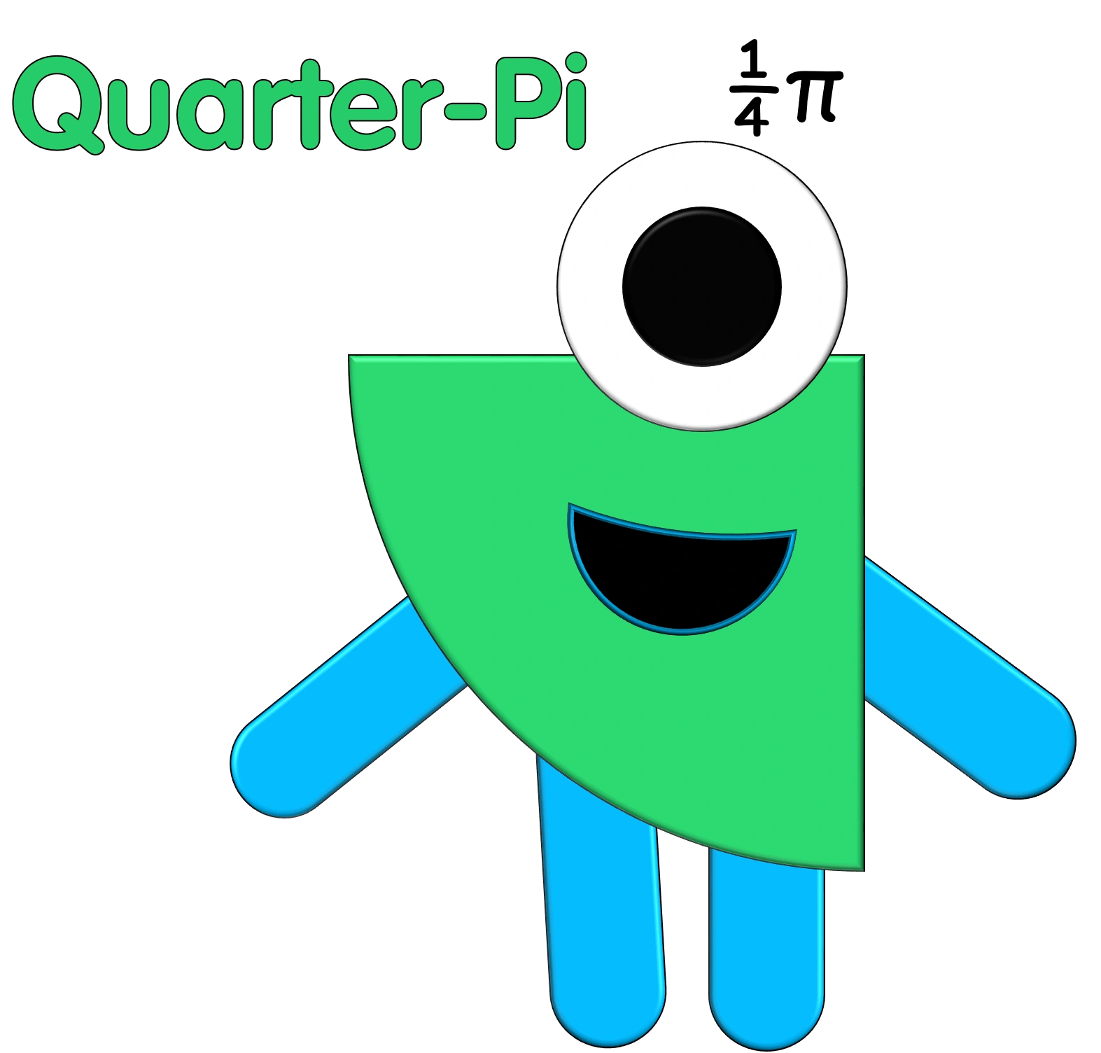 Image - Numberblock Quarter-Pi.png | Numberblocks Wiki | FANDOM powered ...