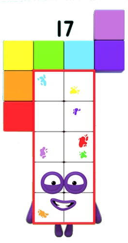 Seventeen (character) | Numberblocks Wiki | FANDOM powered by Wikia