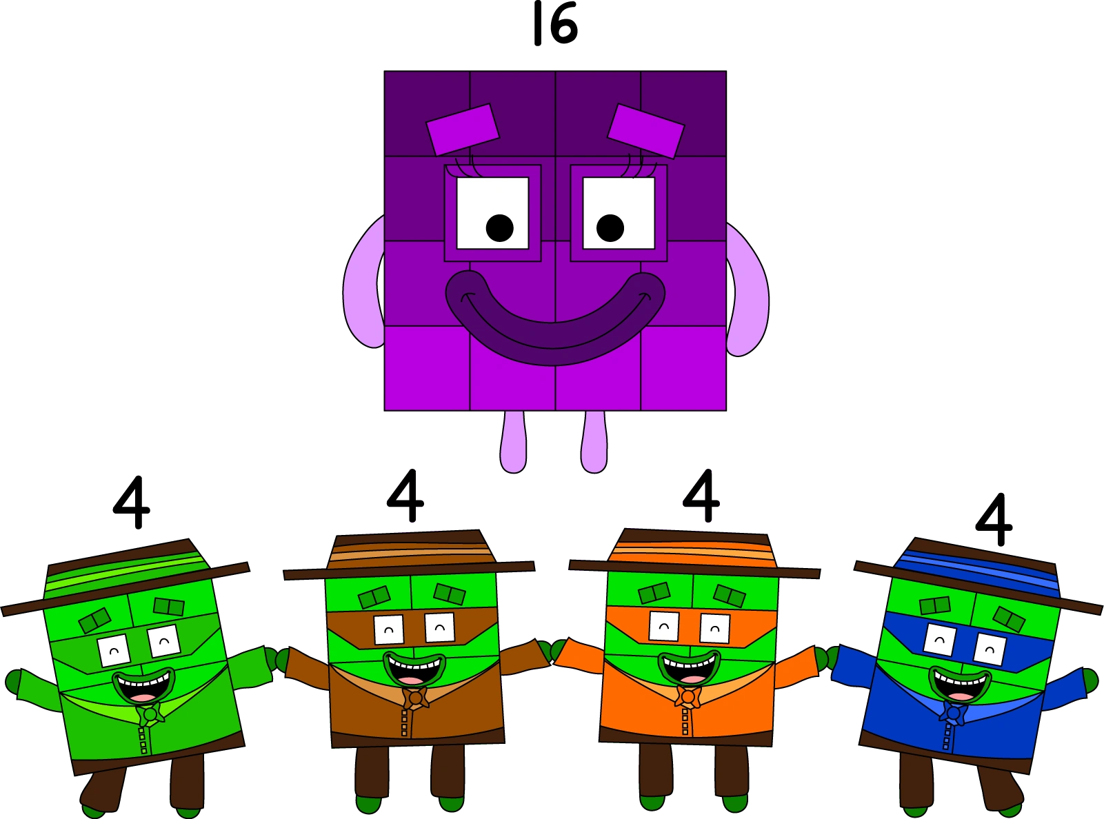Sixteen (character) | Numberblocks Wiki | FANDOM powered by Wikia