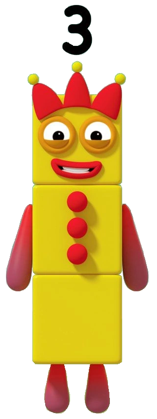 Three (character) | Numberblocks Wiki | Fandom