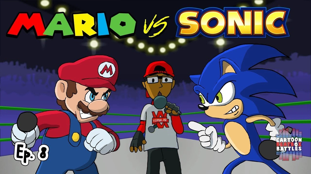 Mario Vs Sonic | Cartoon Beatbox Wiki | Fandom