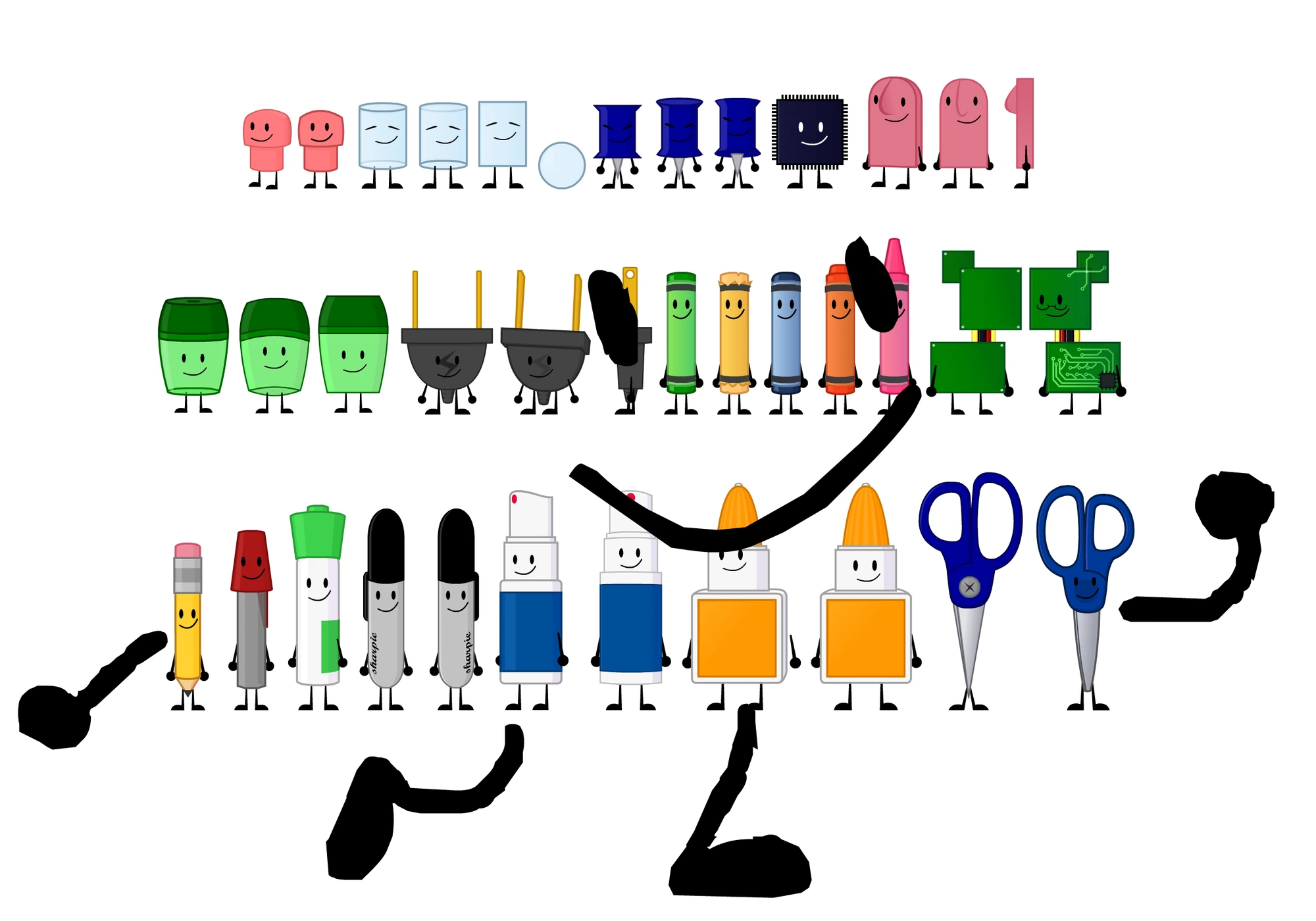 Entire SSG Cast/Gallery | Object Filler Wiki | Fandom