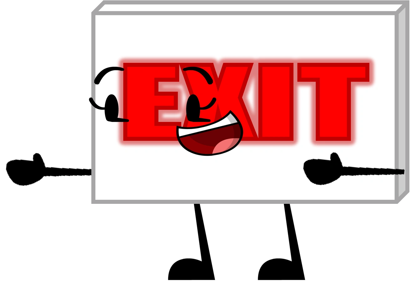 Exit Sign | Object Multiverse Reboot Wikia | Fandom