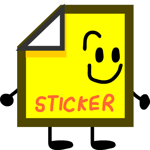 Sticker | Objects Of Objectland Wiki | Fandom