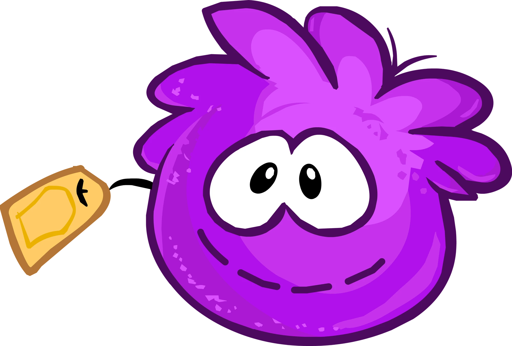 Purple Puffle Stuffie | Club Penguin Online Wiki | Fandom