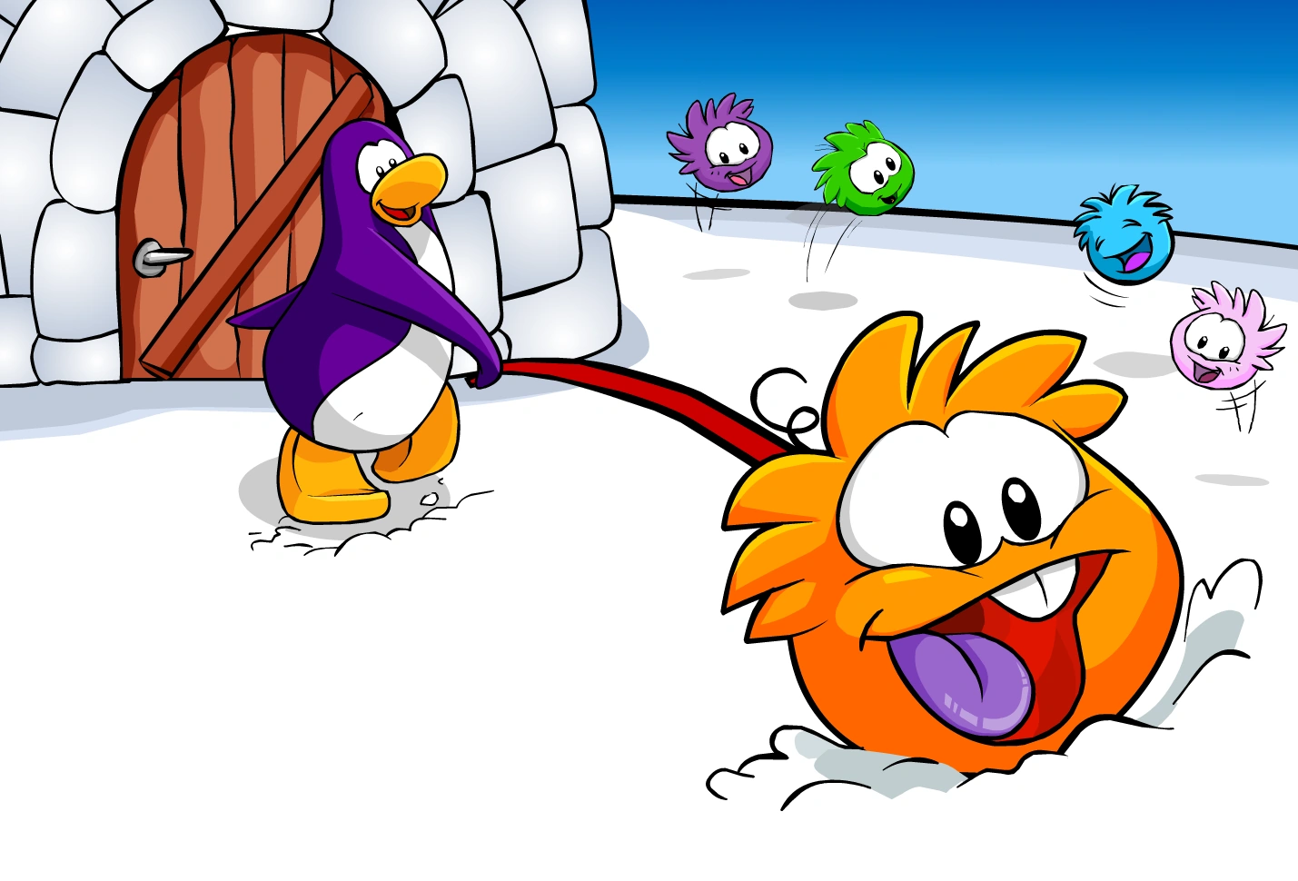 Cool Puffles Postcard | Club Penguin Online Wiki | Fandom