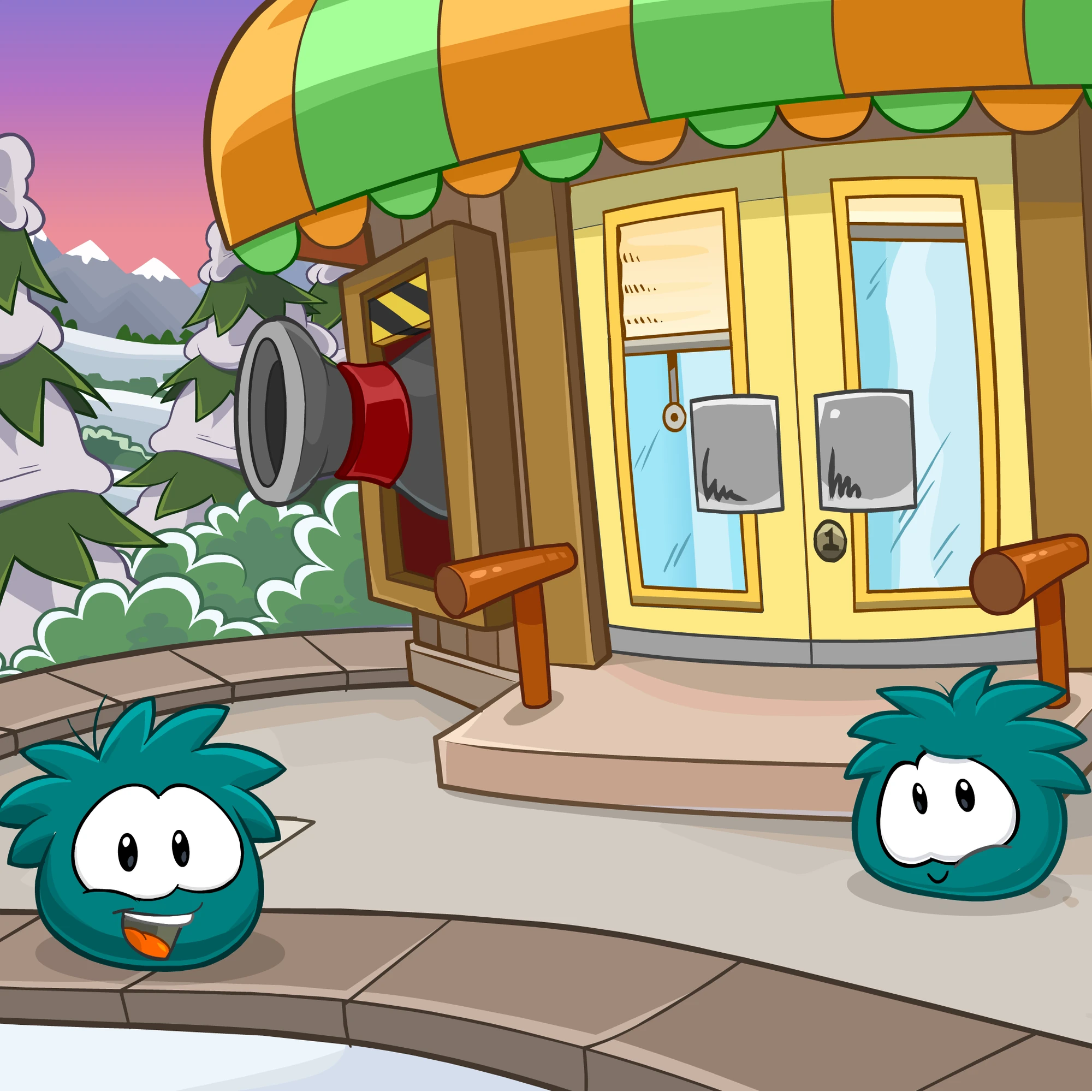 Teal Puffle Background | Club Penguin Online Wiki | Fandom