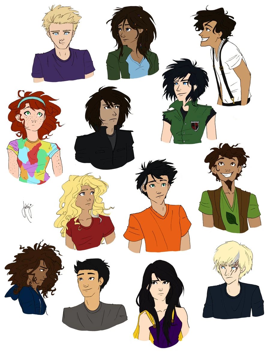 Image - Percy jackson characters by blindbandit5-d4n7c1v.jpg | Riordan ...